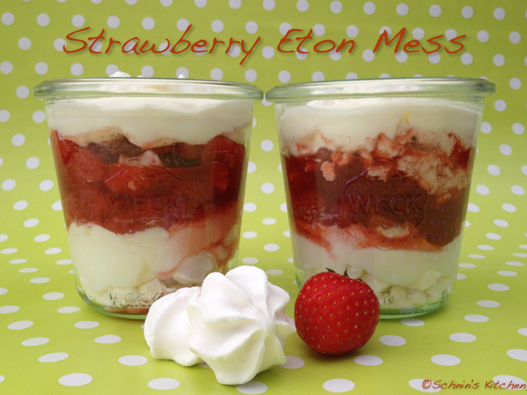 Strawberry Eton Mess - Schnin's Kitchen